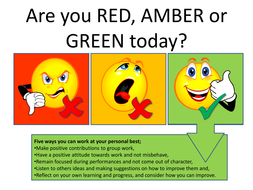 Are you Red, Amber or Green? by ricks28 - Teaching Resources - Tes