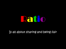 Introduction to Ratio: PowerPoint | Teaching Resources