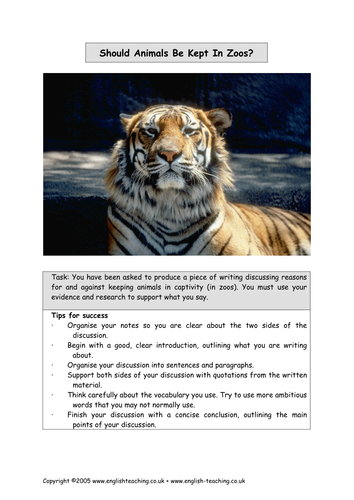 Should Animals be Kept in Zoos? | Teaching Resources