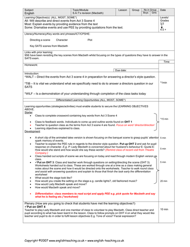Macbeth by William Shakespeare | Teaching Resources
