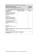 The Handmaid's Tale by Margaret Atwood. Lesson Plans. | Teaching Resources