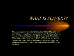 Slavery powerpoint | Teaching Resources