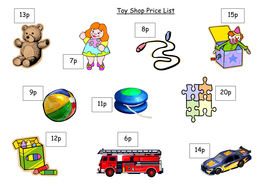 Toy shop price list by must be crazy! - Teaching Resources - Tes