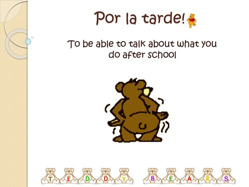 Por la tarde rutina diaria KS3 Spanish | Teaching Resources