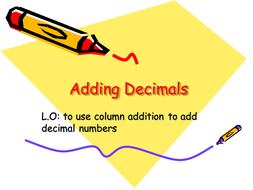 Decimal Addition | Teaching Resources