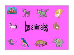Spanish Pets/ Animals Tutorial | Teaching Resources