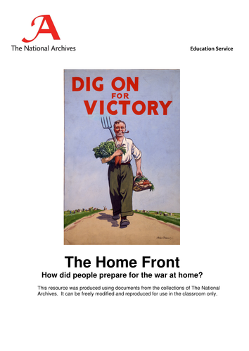 The Home Front by nationalarchives - Teaching Resources - TES