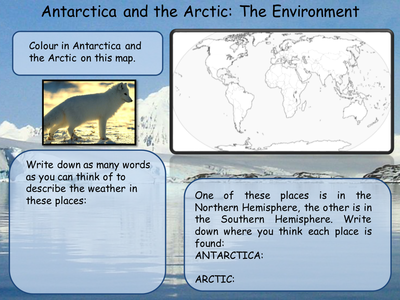 Antarctica and The Arctic: Environments Worksheets by streetno9 - UK ...