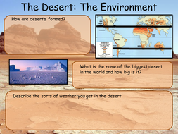 Environments: The Desert -Adaption and Human Impact | Teaching Resources