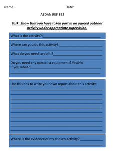 ASDAN Worksheets by streetno9 - UK Teaching Resources - TES