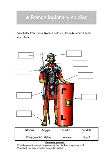 Roman army by leighbee23 - Teaching Resources - TES