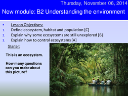 Ecology and ecosystem ppt HT | Teaching Resources