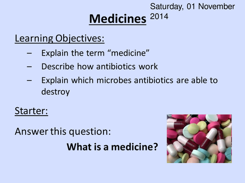 History of antibiotics HT | Teaching Resources