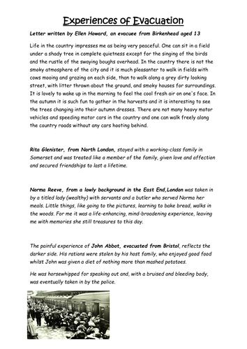 Evacuation by leighbee23 - Teaching Resources - TES