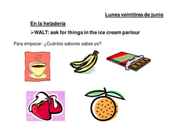 Spanish Ice Cream Tutorial | Teaching Resources
