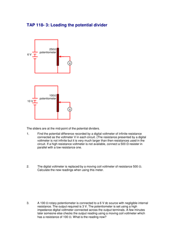 Potential Dividers | Teaching Resources