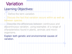 Variation | Teaching Resources