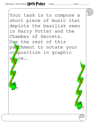 The Musical World of Harry Potter | Teaching Resources