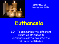 Christianity and euthanasia | Teaching Resources