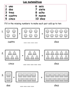 Spanish Numbers Worksheets | Teaching Resources