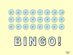 Straight Line Graphs Bingo | Teaching Resources