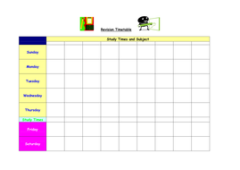 Revision Timetabling made simple! | Teaching Resources