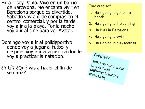 Spanish places & directions | Teaching Resources