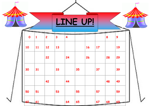 Line Up Game | Teaching Resources