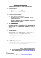 Solution focused questions | Teaching Resources