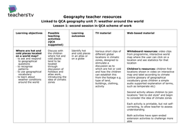 Teachers TV: Weather Around the World | Teaching Resources