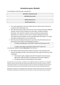 Macbeth- character card game by smithfield215 - UK Teaching Resources - TES