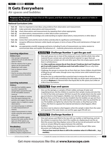 Year 5 Solids, Liquids and Gases- Science Lesson | Teaching Resources