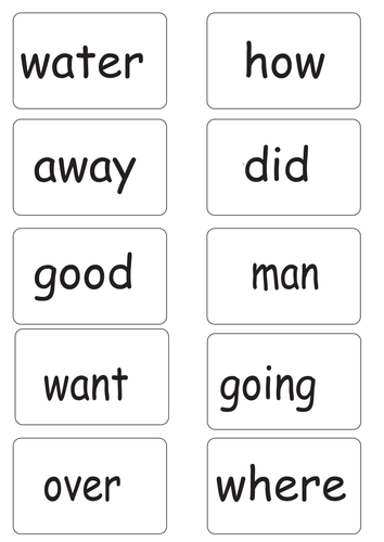 High Frequency Words (1-300) | Teaching Resources