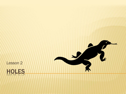 Holes by Louis Sachar: A Series of Lessons | Teaching Resources