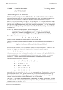 KS3 Number Patterns & Sequence (MEP– Yr 7– Unit 7) by CIMT - UK ...