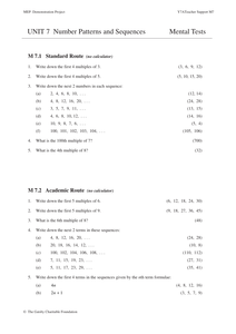 KS3 Number Patterns & Sequence (MEP– Yr 7– Unit 7) by CIMT - UK ...