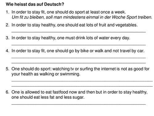 Healthy eating lesson opener | Teaching Resources