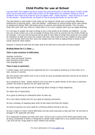 Child Profile for use at School | Teaching Resources