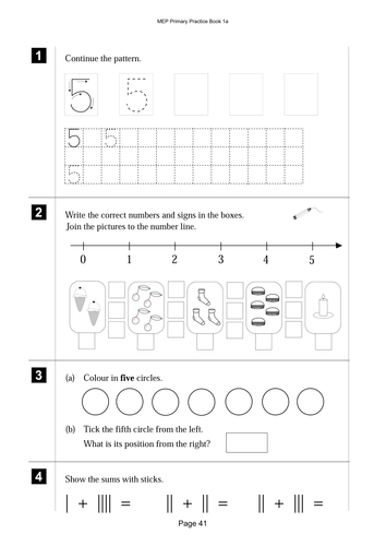 Lesson to learn to read and write 5. | Teaching Resources