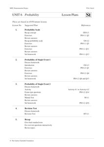 KS3 Probability (MEP – Year 9 – Unit 6) by CIMT - UK Teaching Resources ...