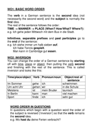 Word Order - notes & exercises | Teaching Resources