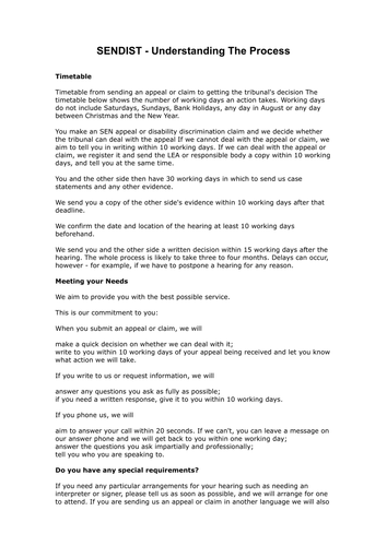 SENDIST - Understanding The Process | Teaching Resources