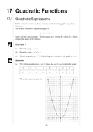 Quadratic Functions (MEP – Year 9 – Unit 17) | Teaching Resources