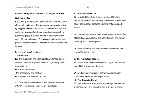 An Inspector Calls Teaching Resources 31-40 | Teaching Resources An Inspector Calls Teaching Resources 31-40 | Teaching Resources
