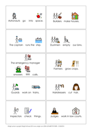 A-Z Jobs with symbol support (Widgit) | Teaching Resources
