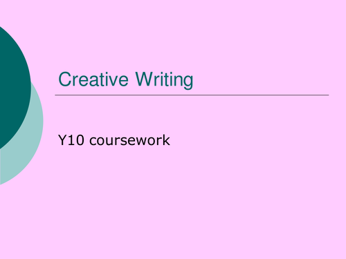 Creative writing ppt | Teaching Resources
