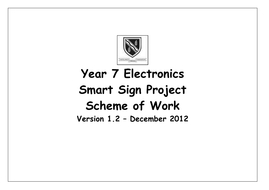 KS3 smart signs project | Teaching Resources