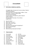 Je me presente | Teaching Resources