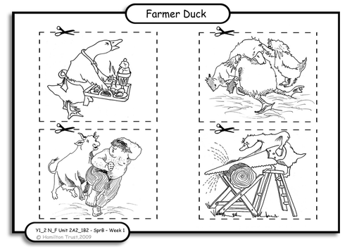Yr 1/2 NF Unit 2A2-1B2 Recounts : Farmer Duck | Teaching Resources