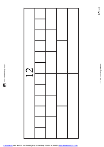 Number bonds and sums to 12, lesson 3 | Teaching Resources